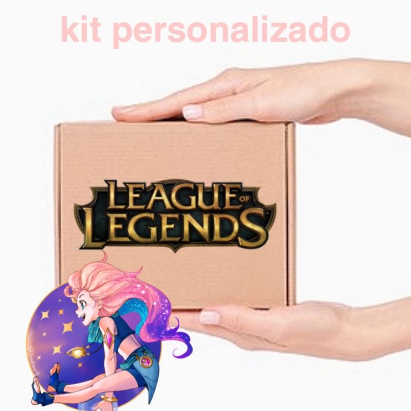 Kit personalizado do jogo League of Legends LoL gamer/games/Arcane ...