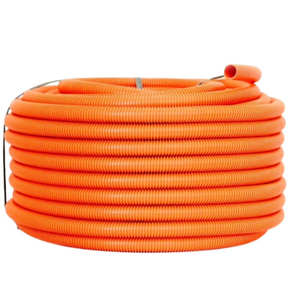 Conduite Eletroduto 1 Polegada Laranja Reforçado Rolo 25 metros ...