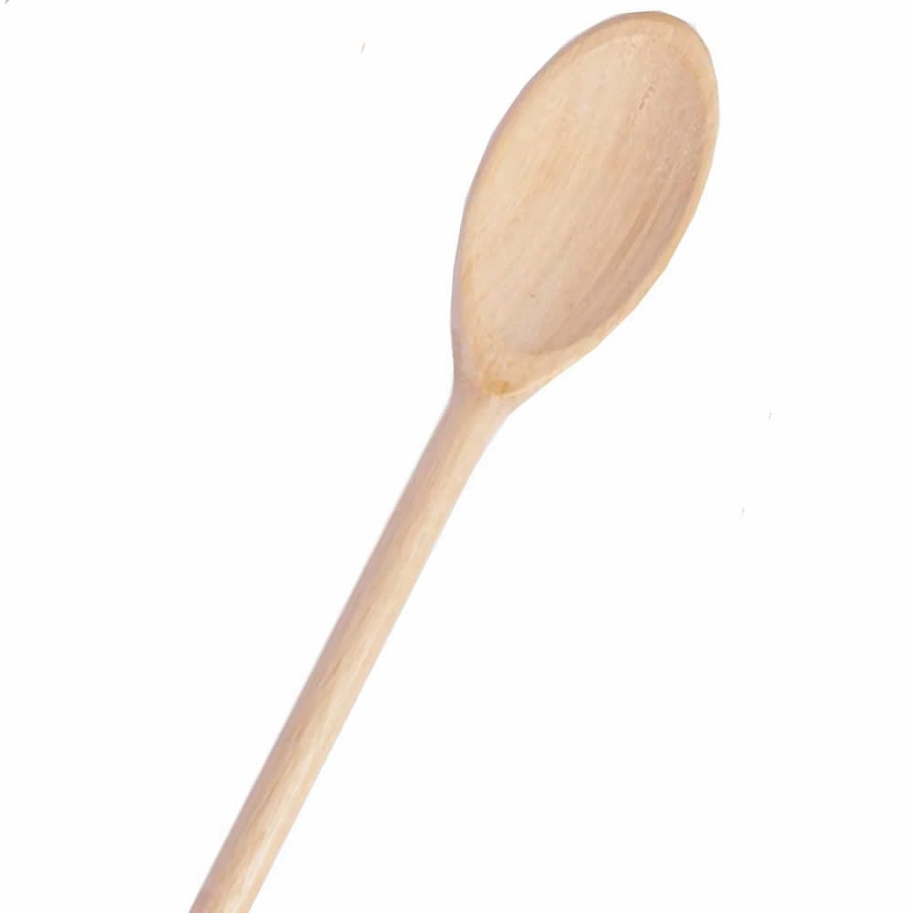 Colher De Pau Madeira Tradicional Com 34cm | Shopee Brasil