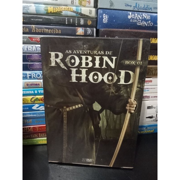 box 3 dvds as aventuras de Robin hood volume 1,2,3 lacrado de fabrica ...
