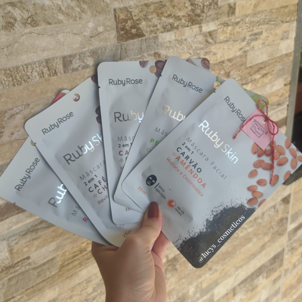 Máscara Facial Ruby Rose | Shopee Brasil