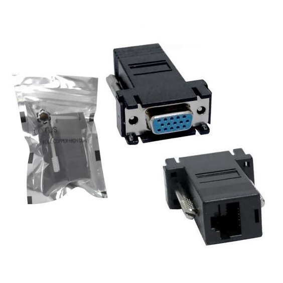 Adaptador Vga Femea para Rede Rj45 Femea Ad0221 Global | Shopee Brasil