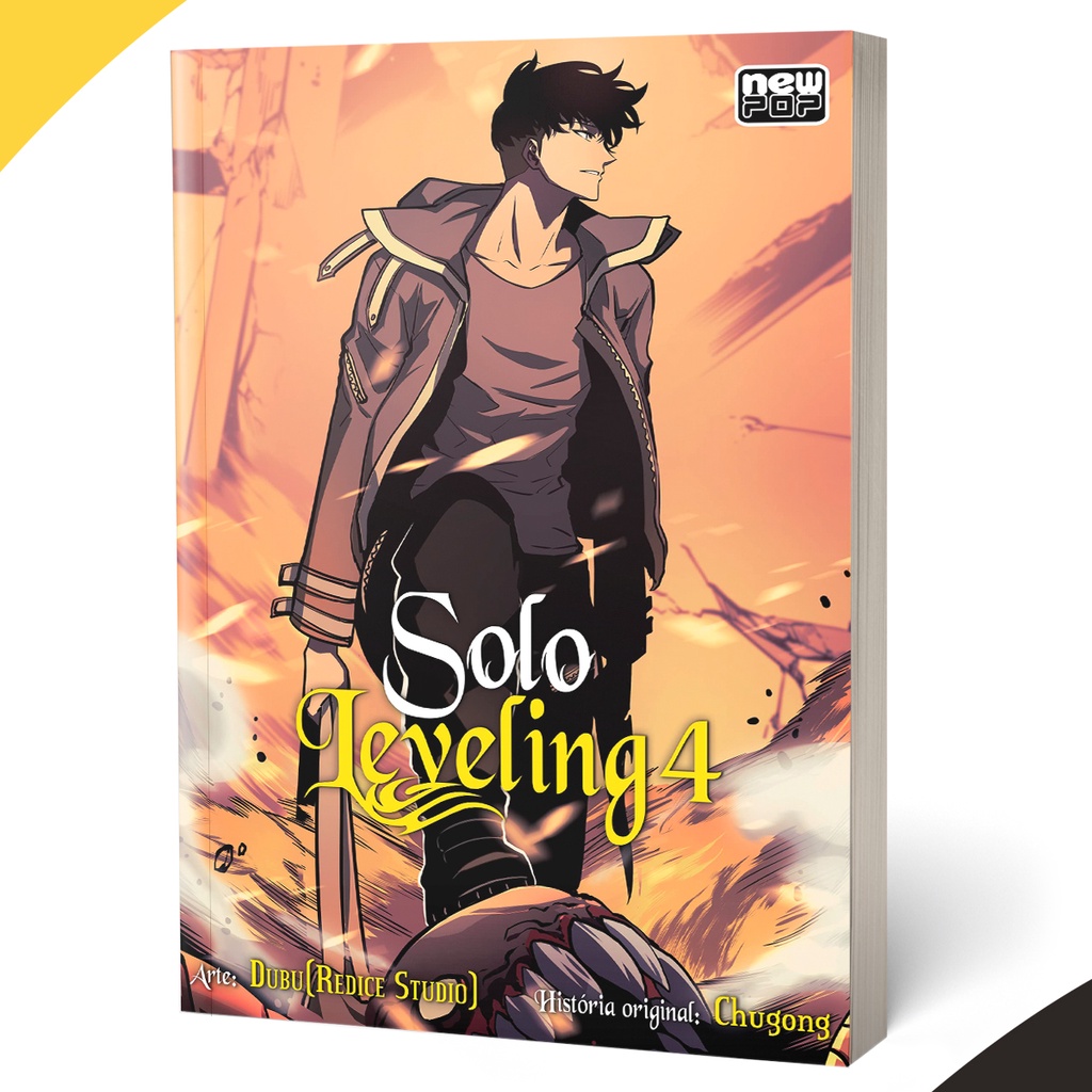 Solo Leveling Vol. 4 (Full Color) - Mangá NewPOP Manhwa | Shopee Brasil