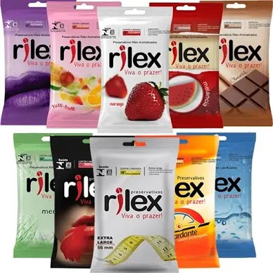 Preservativo Rilex Kit c/3 Sachê (3 un cada sachê) | Shopee Brasil