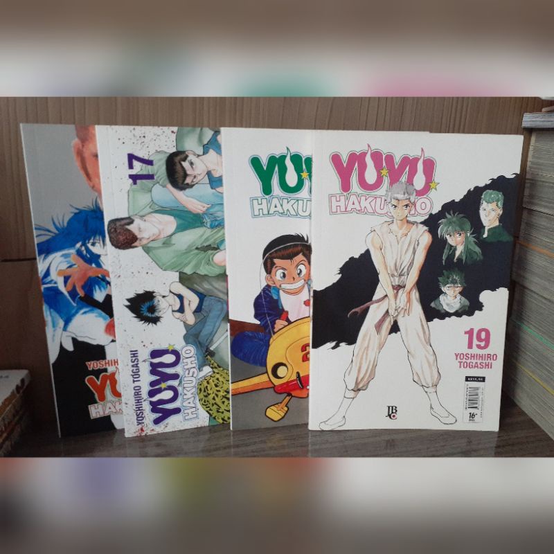 YuYu Hakusho vol 16 ao 19 - Combo | Shopee Brasil