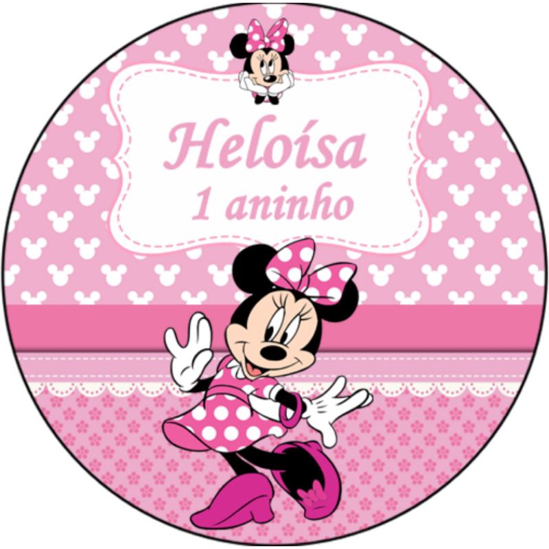 Kit Festa Minnie Rosa Pedido cliente | Shopee Brasil