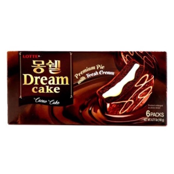 Alfajor Premium Dream Cake Cacau - Lotte - 6 und. | Shopee Brasil