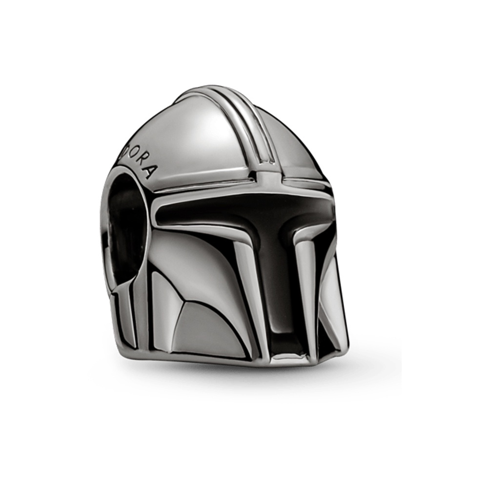 Berloque Charm Capacete Mandalorian Star Wars em Prata 925 | Shopee Brasil