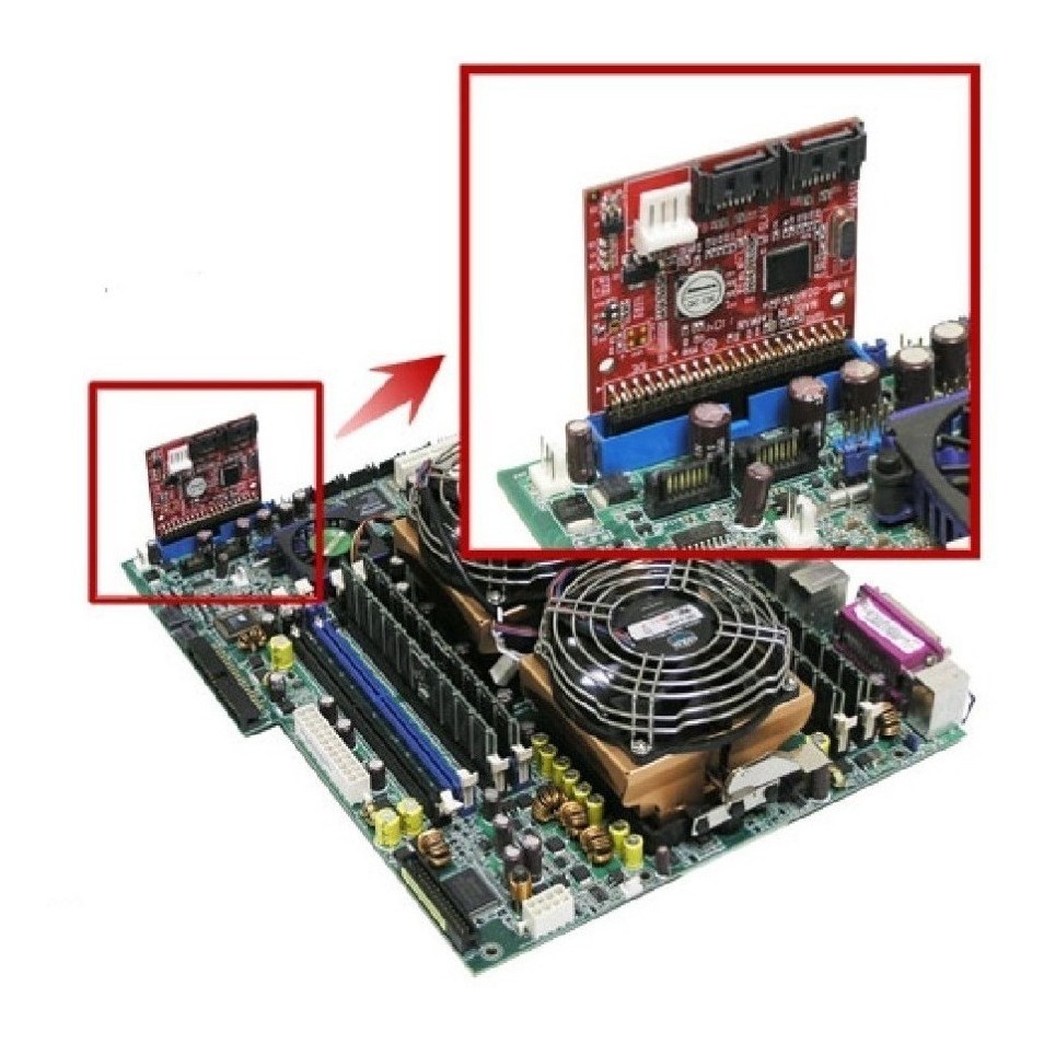 Conversor Drive Dvd Antigo Ide 80 Vias X Sata Serial Sata ...