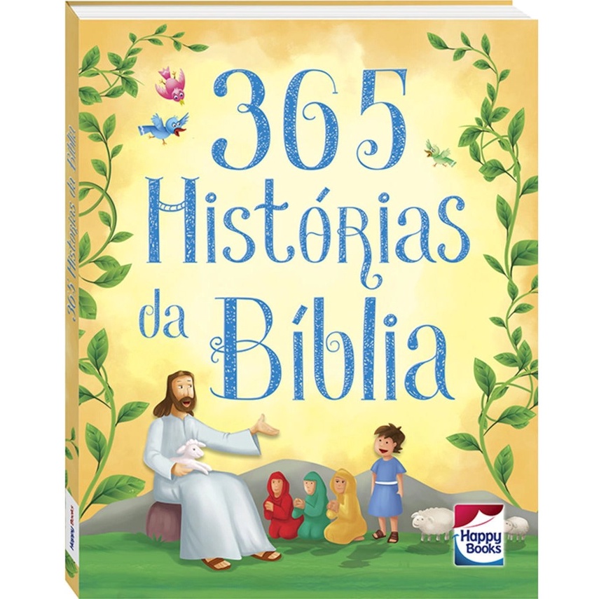 Livro 365 Histórias da Bíblia - Happy Books | Shopee Brasil