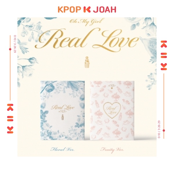 OH MY GIRL - 2nd Album [REAL LOVE] (2 ver. SET) - Official Sealed | Shopee Brasil