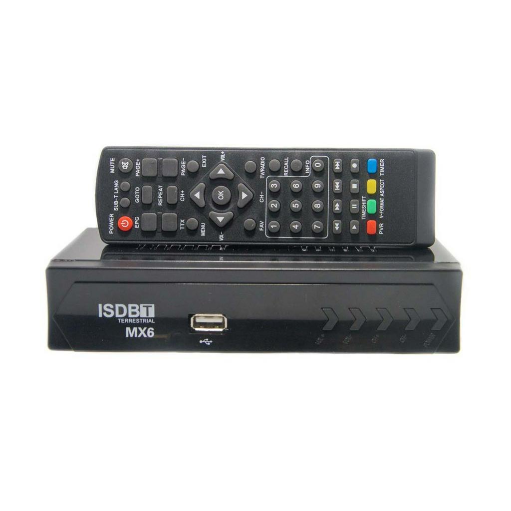 Conversor Tv Sinal Digital Isdb-t Set Top Box Full Hd Hdmi | Shopee Brasil