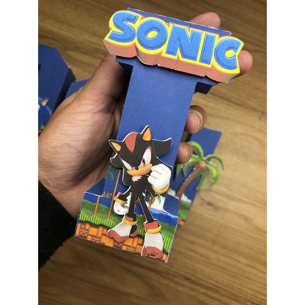 Letra 3D Tema SONIC Para decora Sua Festa!! ELABORAMOS EM QUALQUER TEMA ...
