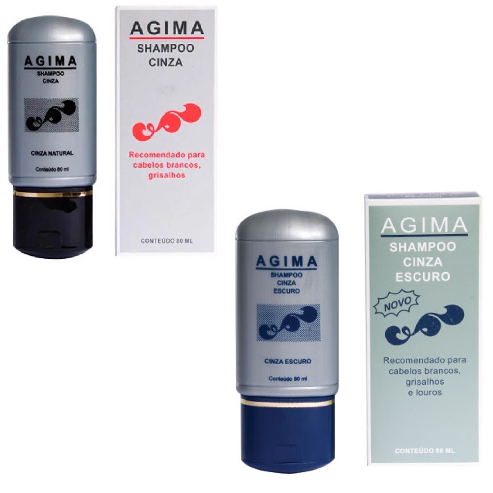 Shampoo Cinza AGIMA 80ML | Shopee Brasil