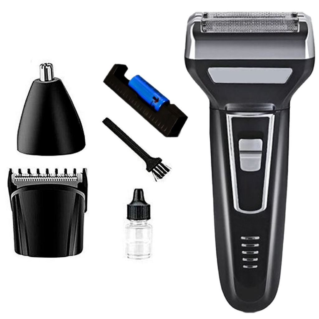 Maquina Barbear 3 Em 1 Cabelo Barba Nariz Profissional Linha Premium ...