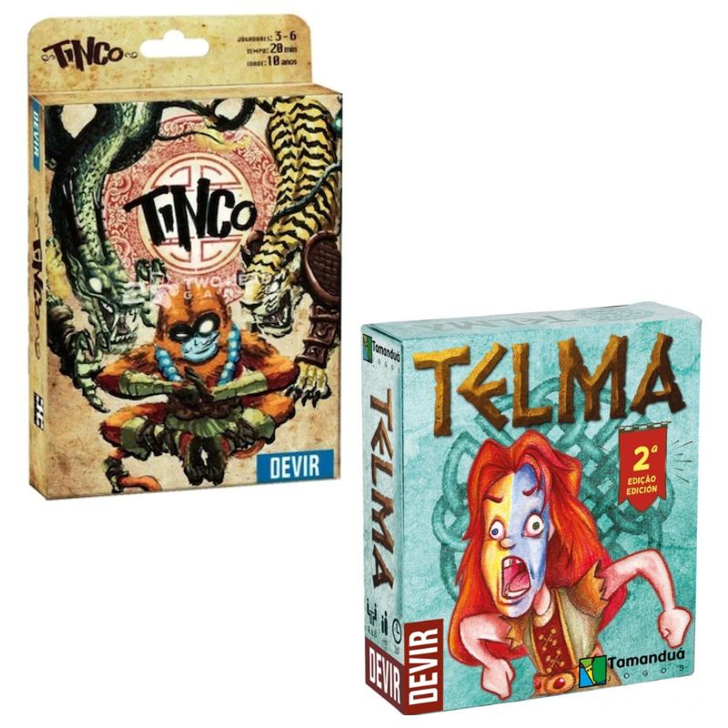 Kit Jogos de Cartas Telma + Tinco - Devir Card Game | Shopee Brasil