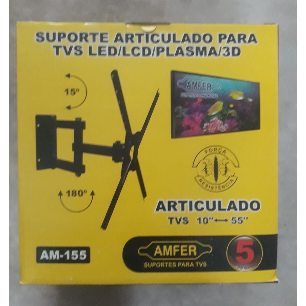 SUPORTE ARTICULADO AM 155 AMFER | Shopee Brasil