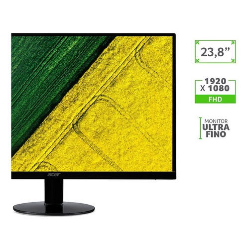 MONITOR LED 23,8 ACER V247Y HDMI / VGA | Shopee Brasil
