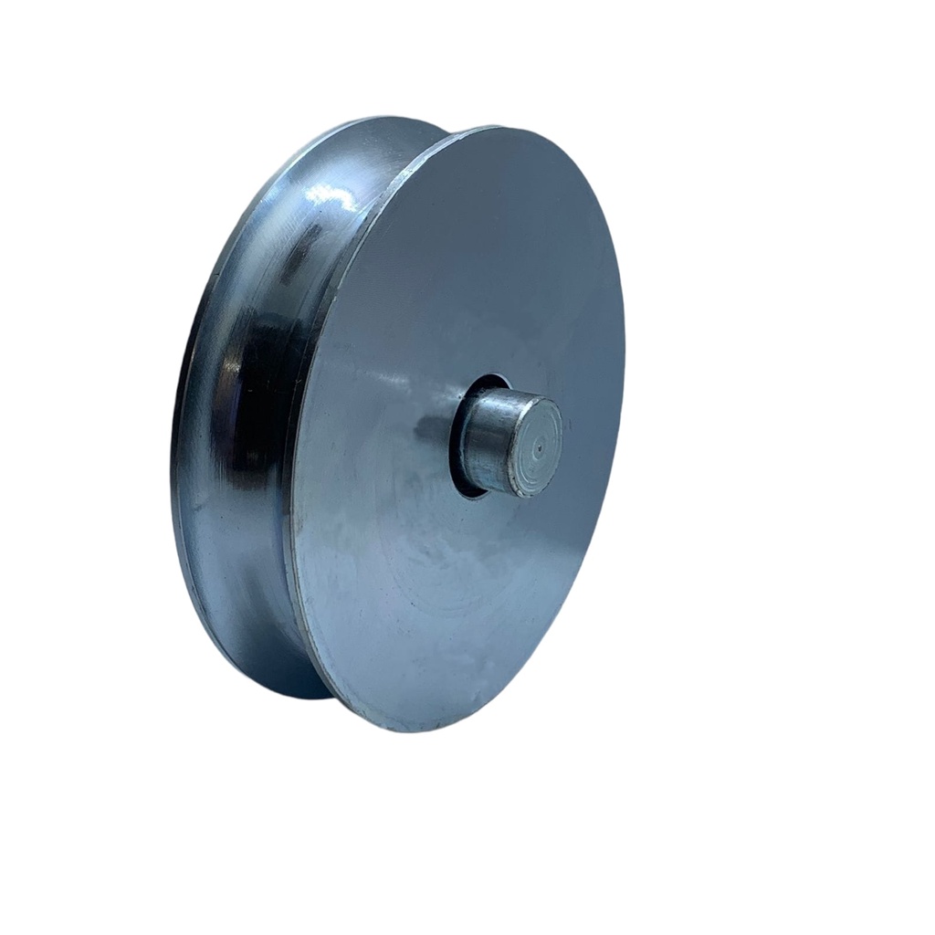 Roldana Super Reforçada 3 1/2 Pol P/ Canal Em U 3/4 Com Eixo | Shopee ...