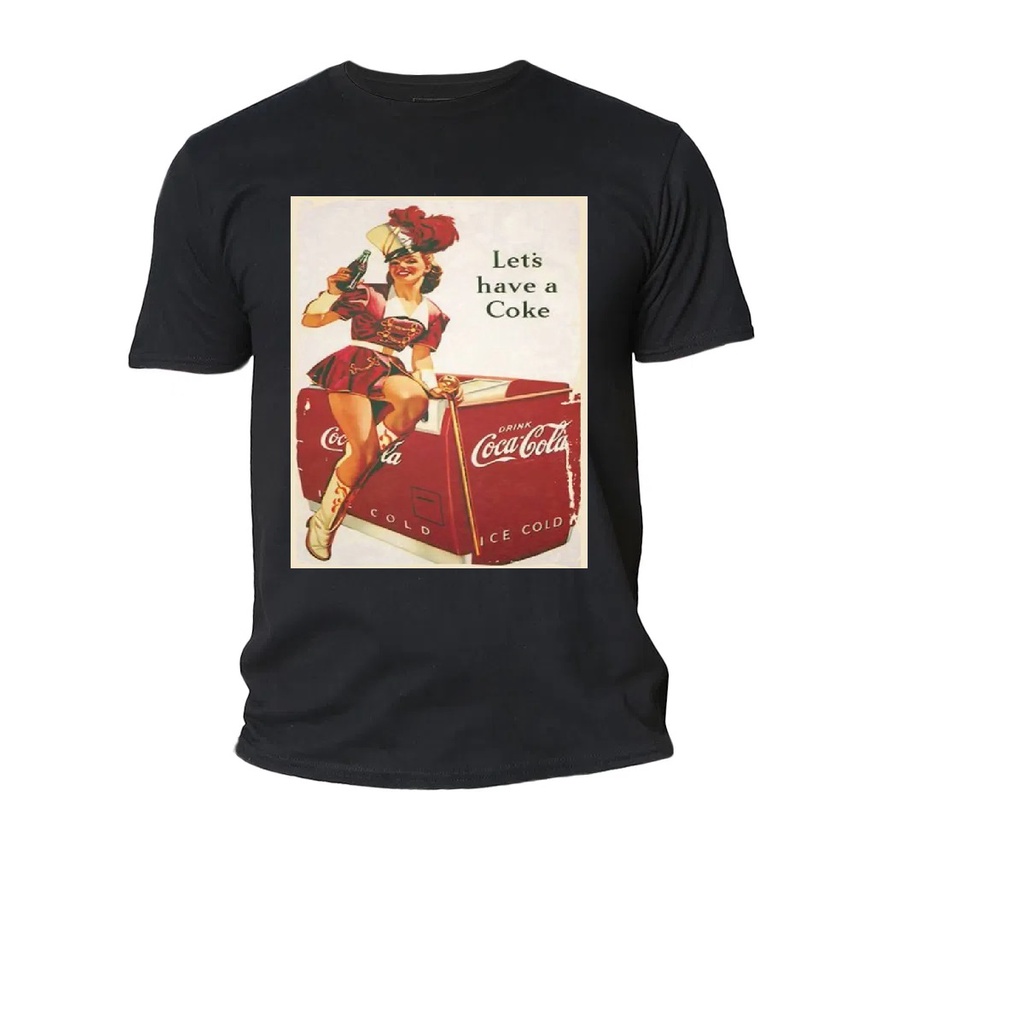 Camiseta Retro Coca Cola Pin Up VintagE | Shopee Brasil