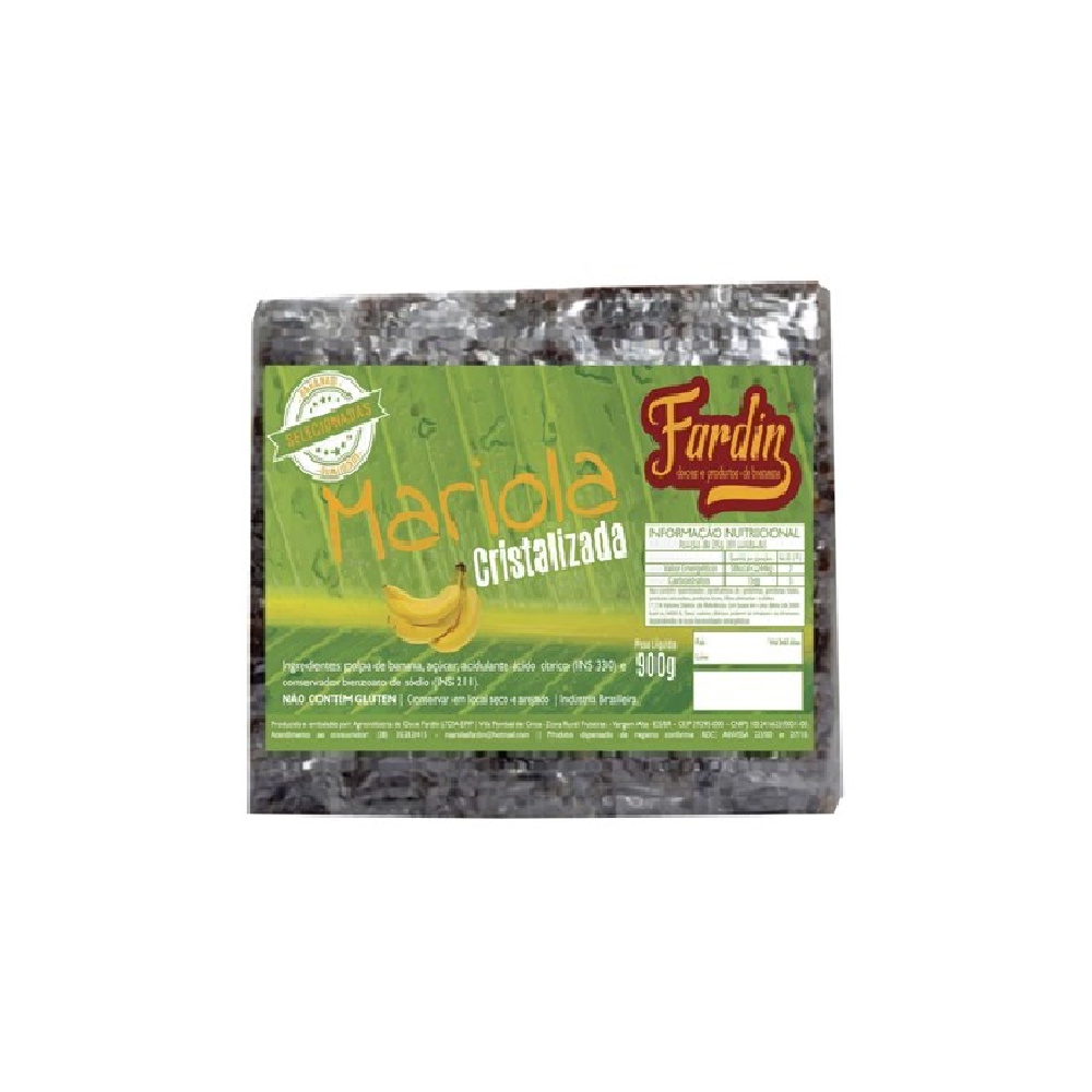 Mariola Cristalizada Fardin 900 G | Shopee Brasil
