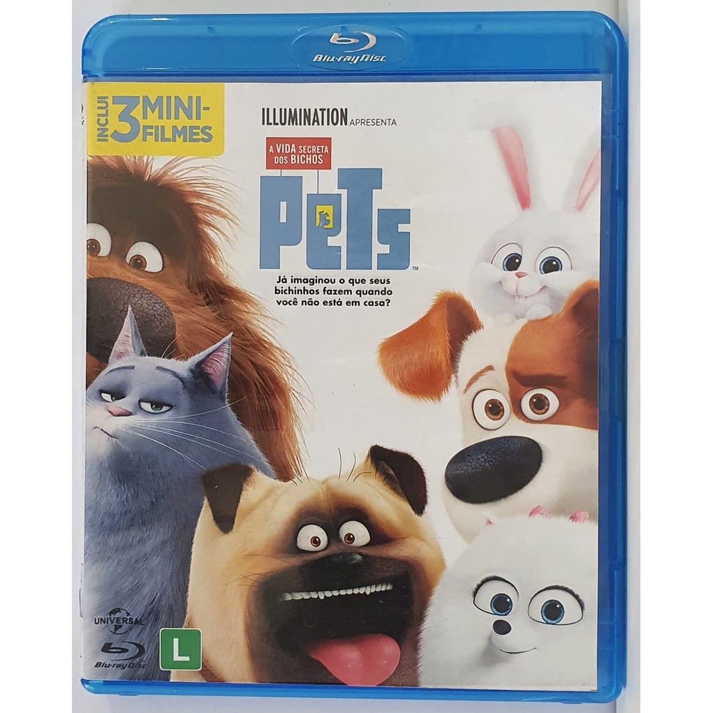 BLU RAY PETS A VIDA SECRETA DOS BICHOS (SEMINOVO) | Shopee Brasil