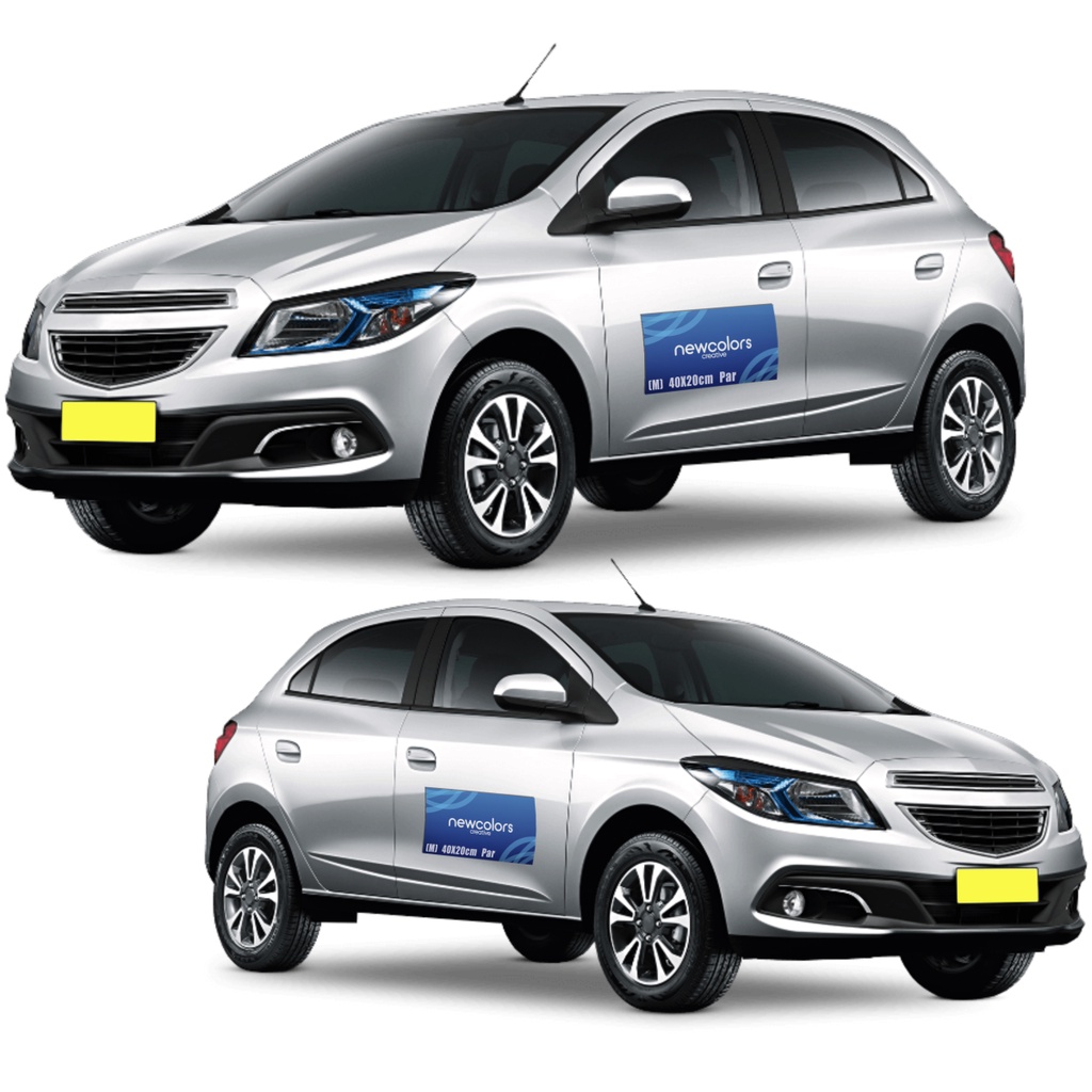 Ima Para Carro Propaganda Van Manta Magnética Unidade 40x20 placa imã ...