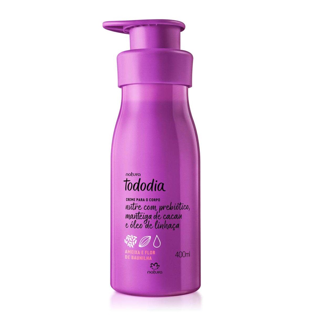 Hidratante Ameixa E Flor De Baunilha Tododia Natura 400 Ml Shopee Brasil