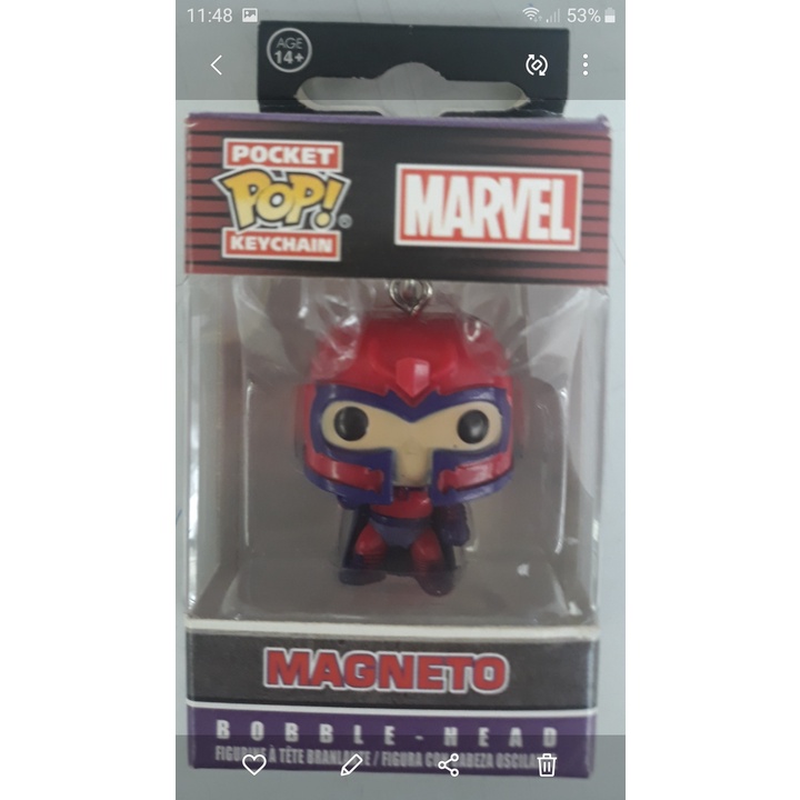 Mini Pop Funko Chaveiro do Magneto - Funko - Pronta Entrega | Shopee Brasil
