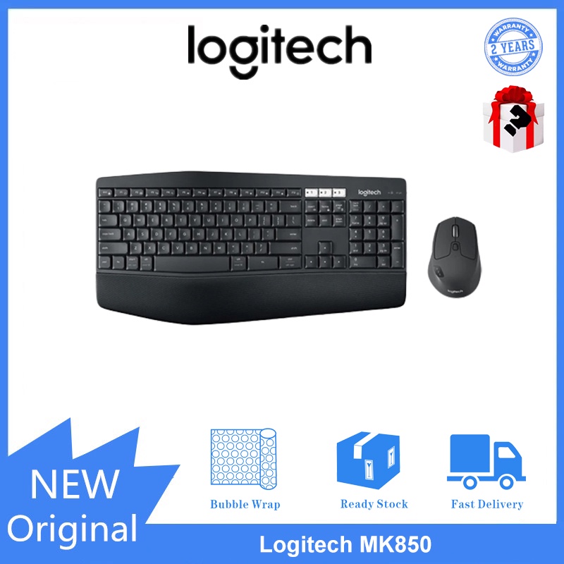 Logitech MK850 Teclado E Mouse Sem Fio Bluetooth Youlian Com Tecnologia De Fluxo Confortável ...