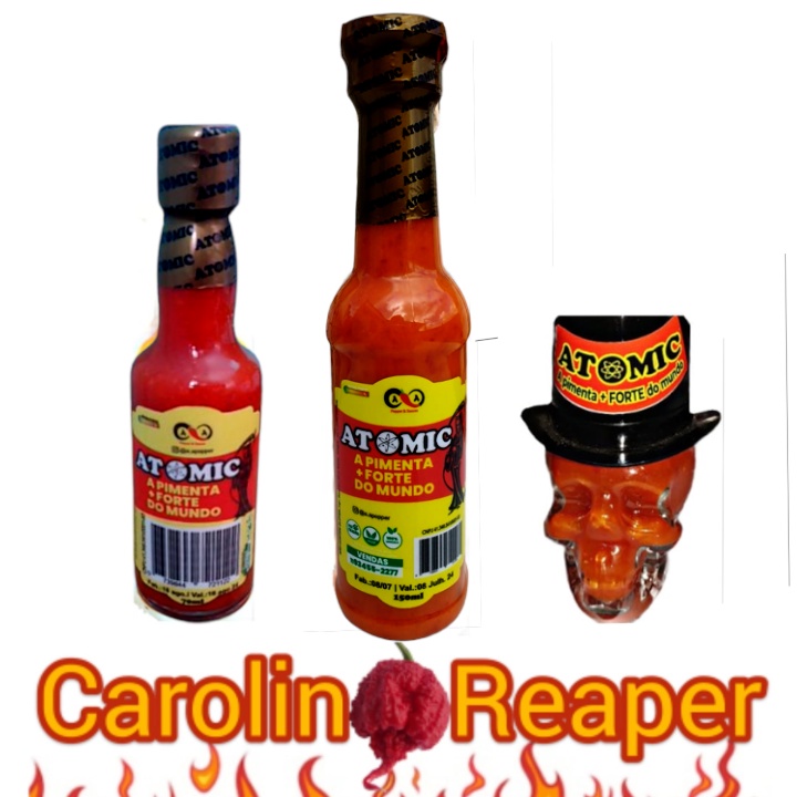 Kit 3 Pimentas Carolina Reaper a mais Ardida e forte do mundo Guinness ...