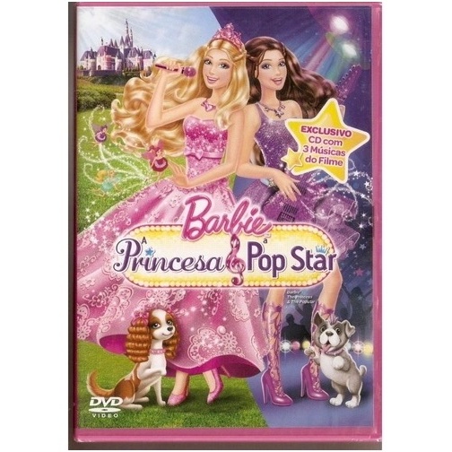 DVD Barbie - A Princesa e a Pop Star | Shopee Brasil