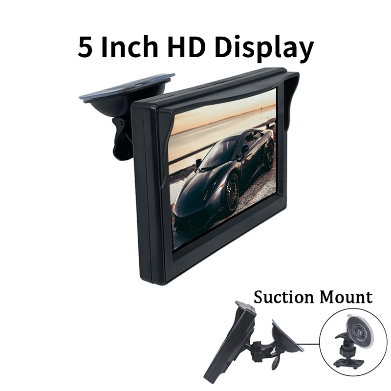Monitor De Carro Hippcron 5 Polegadas TFT LCD 5 " HD Digital 16 : 9 800 ...
