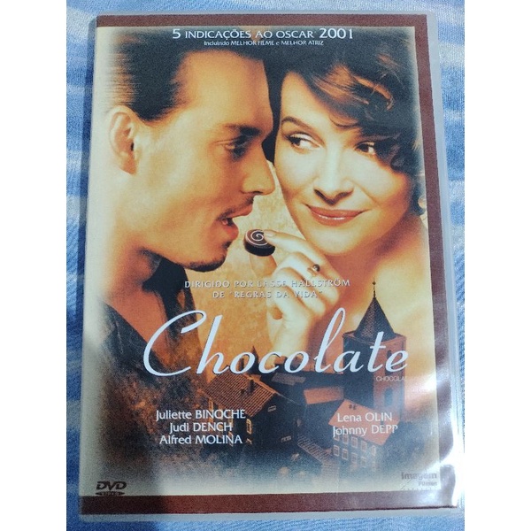 Dvd Chocolate (2000, Juliette Binoche, Johnny Depp) | Shopee Brasil