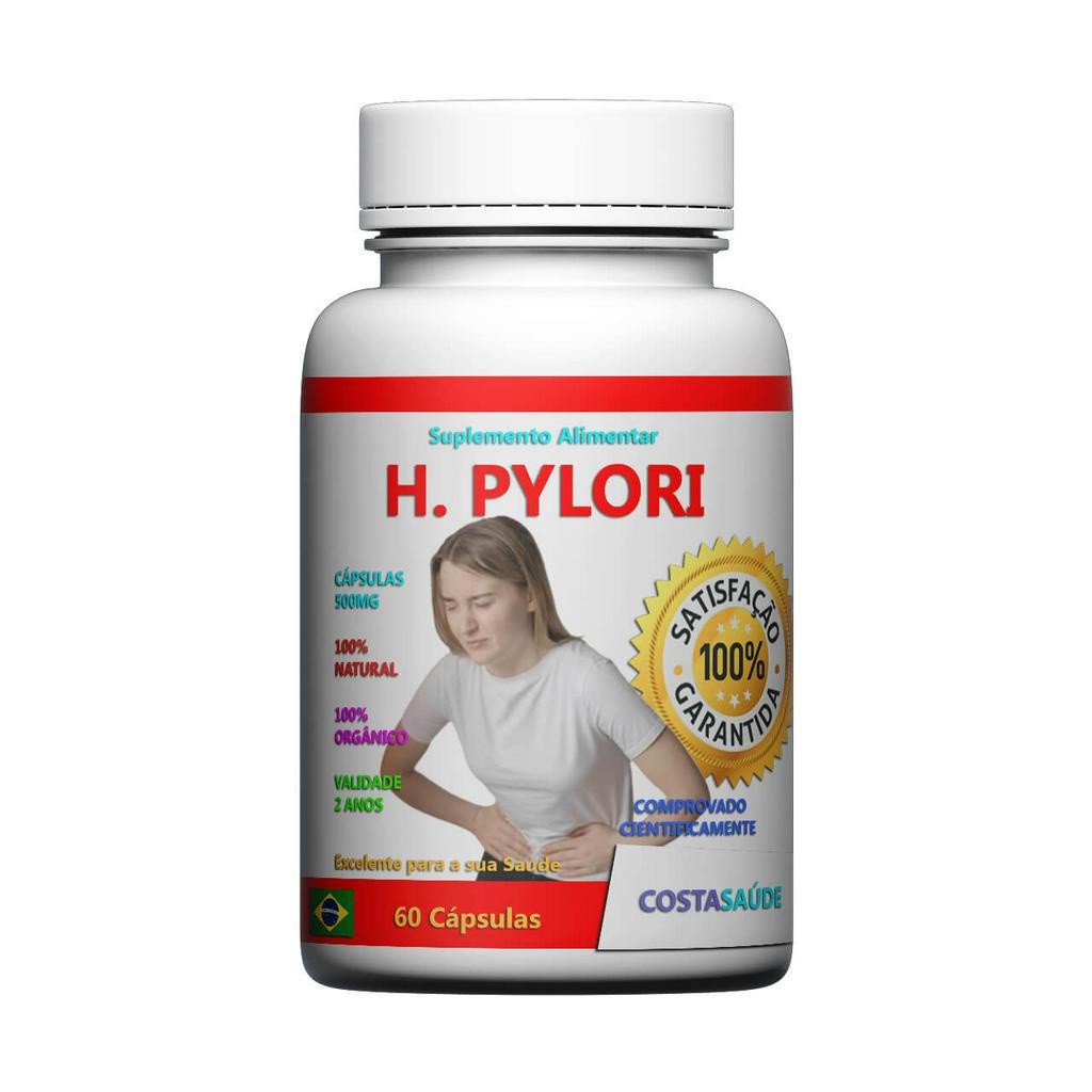 H. Pylori 500mg 60 Cápsulas Da Costa Saúde | Shopee Brasil