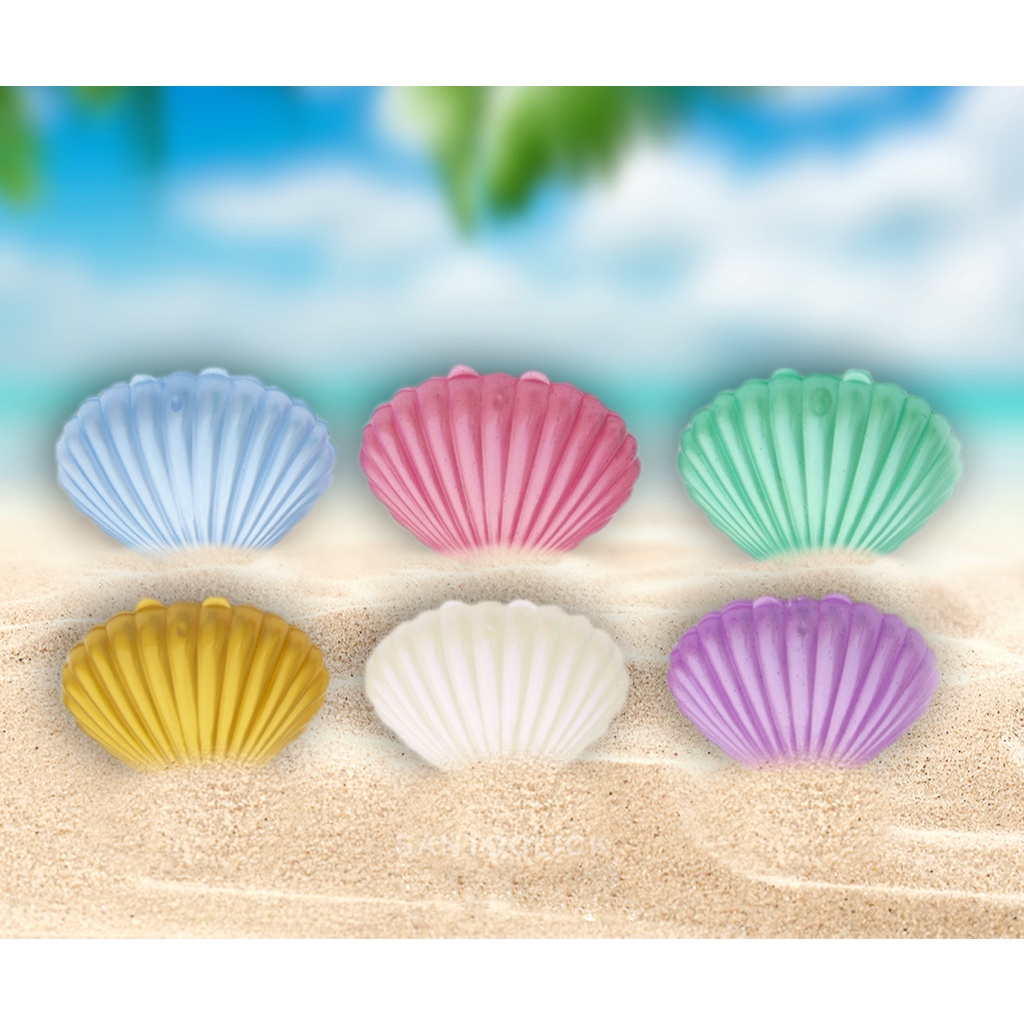 Mini Concha De Plástico Coloridas 30 Unidades Lembrancinha Sereia ...