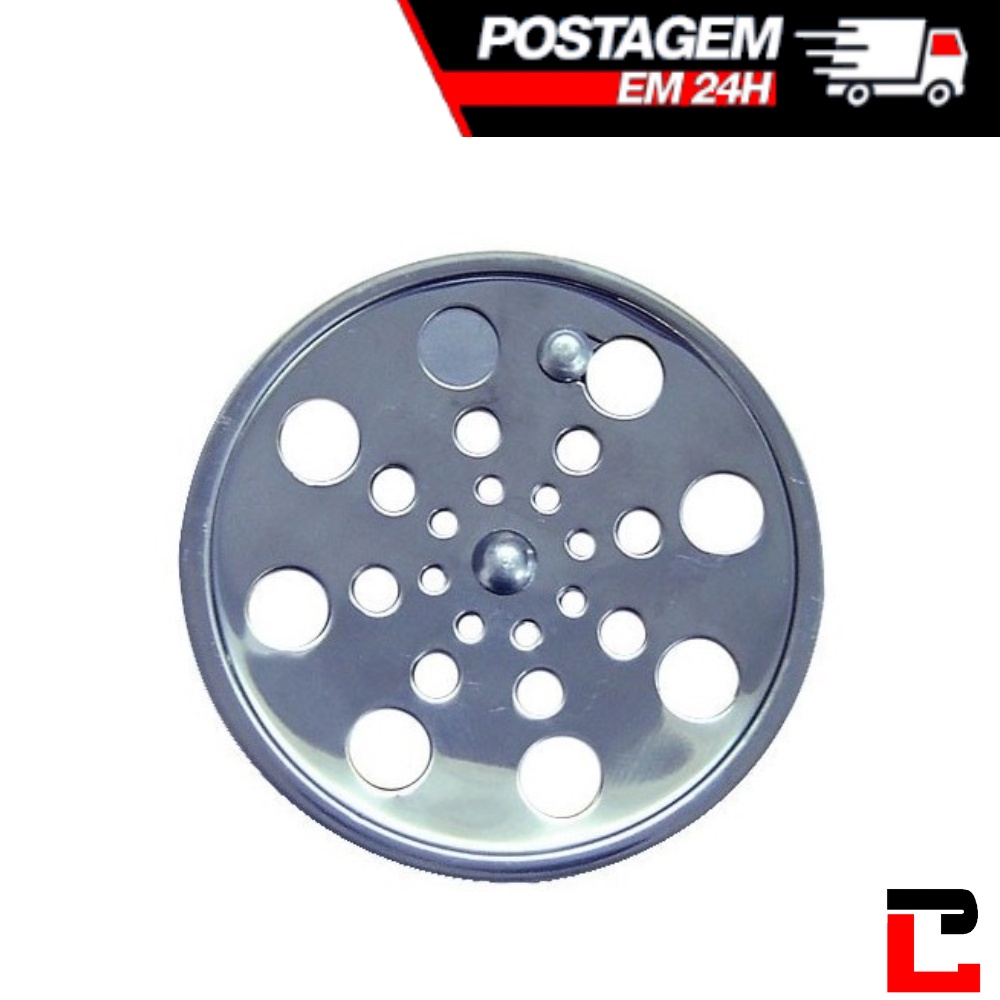Ralo de Inox Redondo - Rotativa - Grelha 10 cm Com Abre e Fecha ...