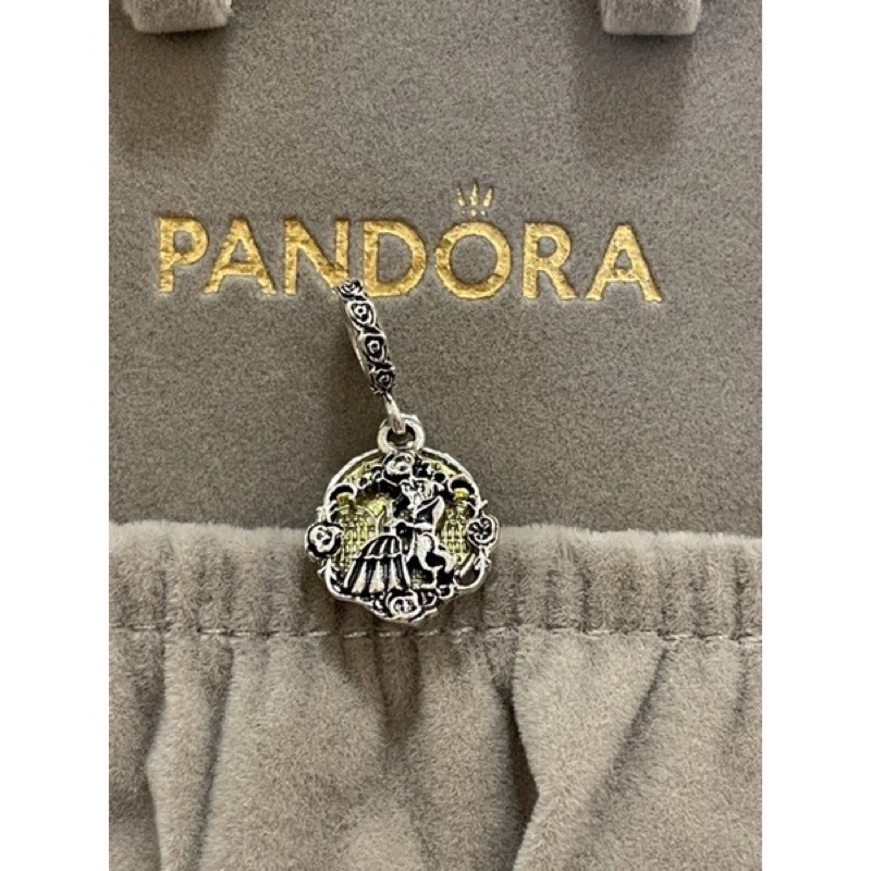 berloque tipo pandora a bela e a fera princesa charm | Shopee Brasil