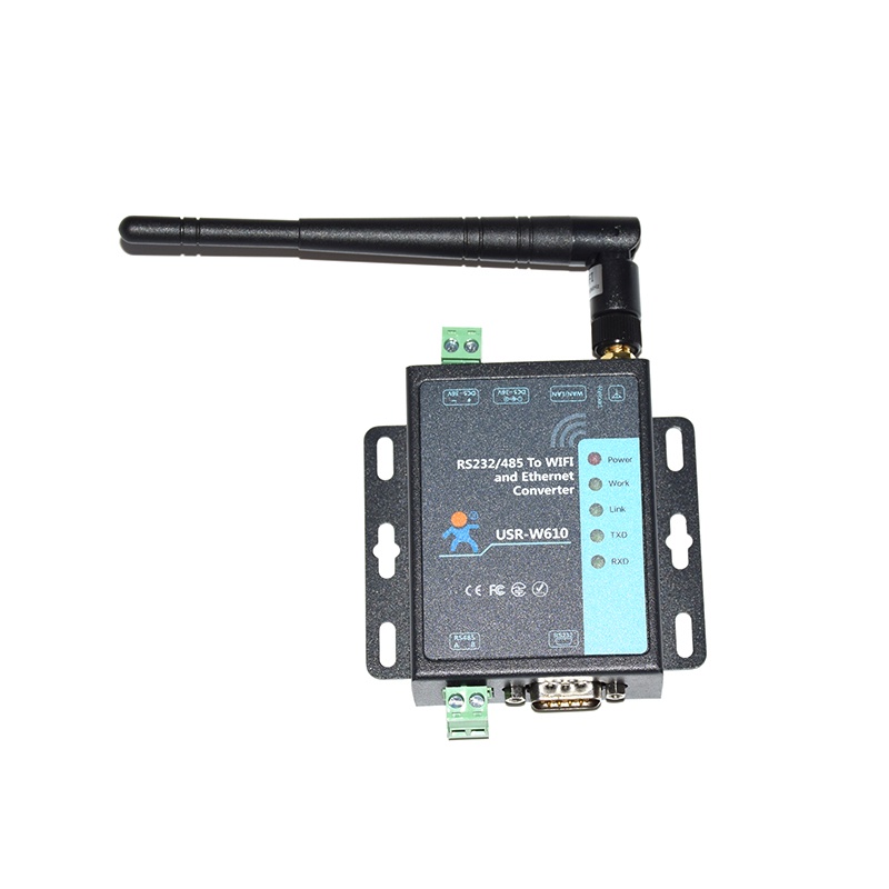 Porta Serial RS232 RS485 Para WiFi Ethernet RJ45 Conversor IOT Servidor USR-W610 Suporte ...