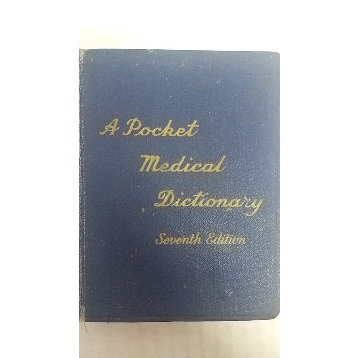 A Pocket Medical Dictionary - Seventh Edition | Shopee Brasil