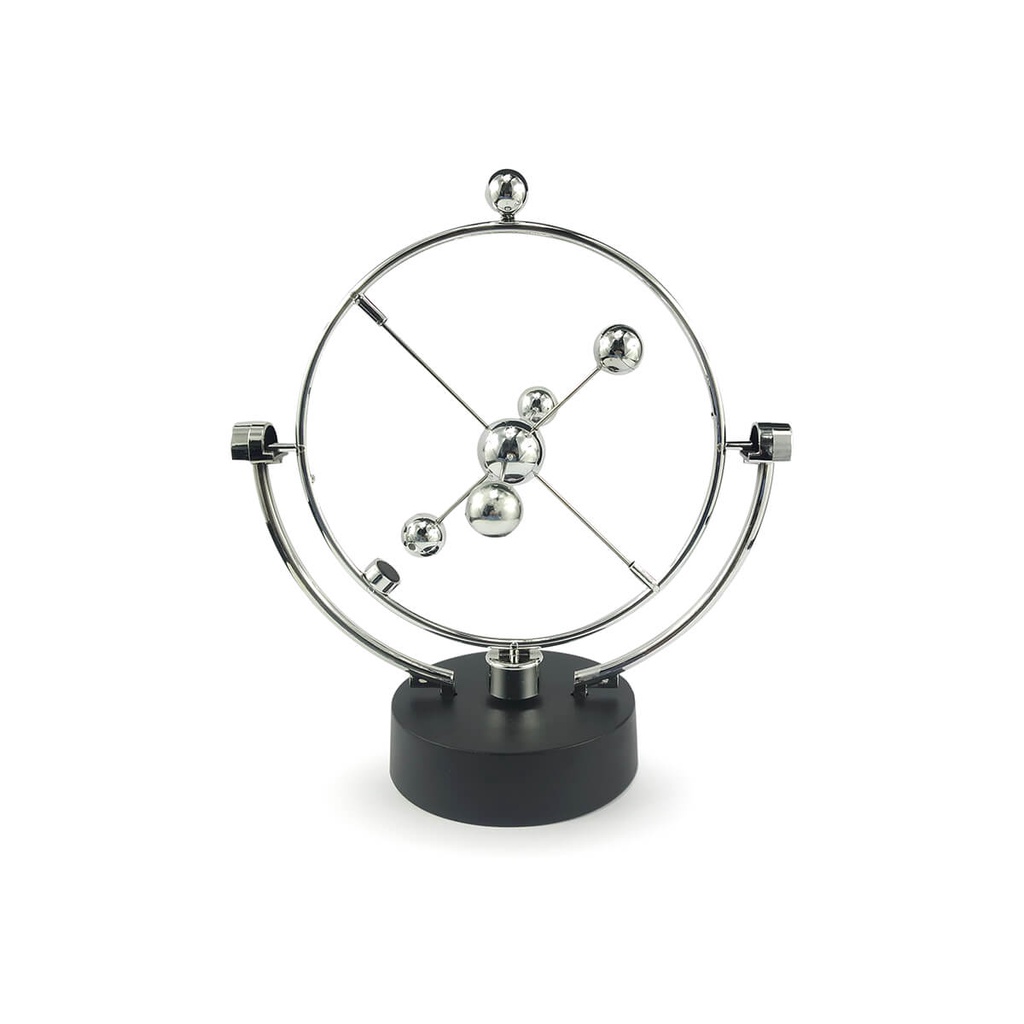 Pendulo De Newton Cinético Giratório Magnético Esferas Mesa Escritório ...