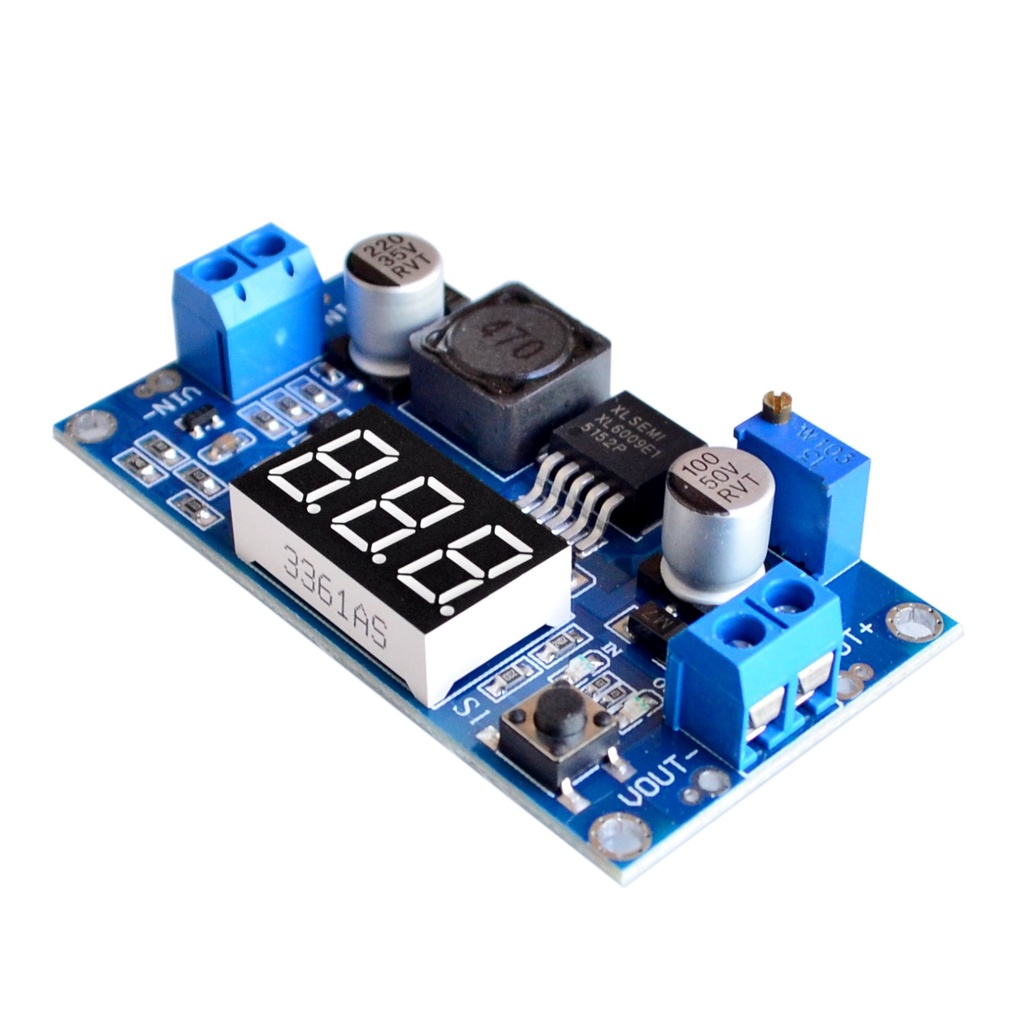 Regulador Tensão Step Up Booster Xl6009 4a Com Display | Shopee Brasil