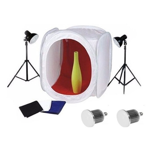 Kit Mini Estúdio Fotográfico Greika - Pk-st07 Led Bivolt | Shopee Brasil
