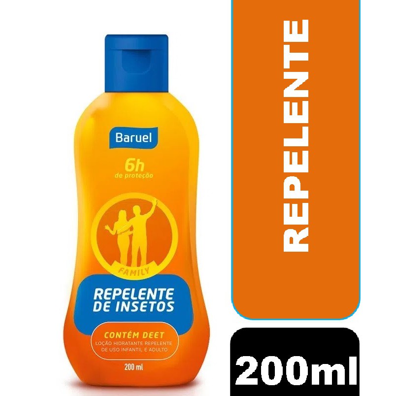 Repelente Locao Deet Baruel Family 200Ml | Shopee Brasil