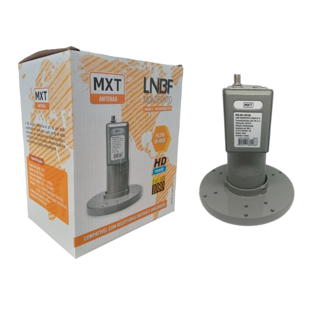 Lnbf Banda C Monoponto Universal Para Parabolicas | Shopee Brasil