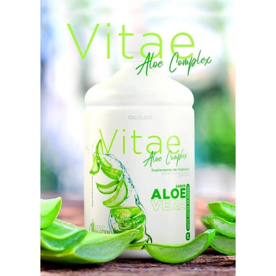 Suplemento de Aloe Vera Vitae Aloe Complex 1L - Luci Luci | Shopee Brasil
