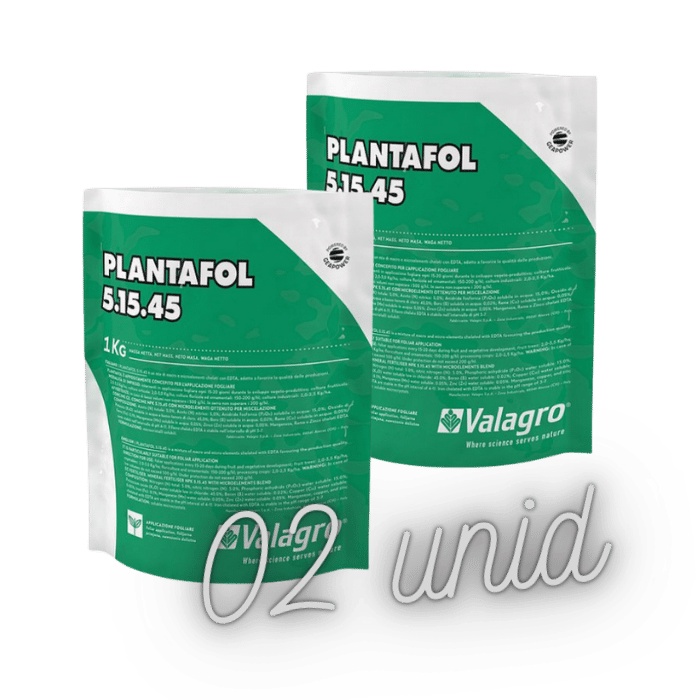 Plantafol 05.15.45 - Crescimento - 02 Pacotes 1 Kg | Shopee Brasil