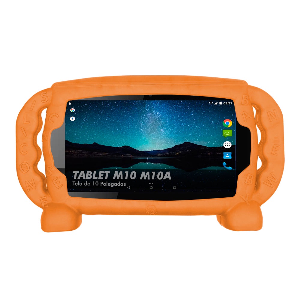 Capa Capinha Infantil Tablet Multilaser M10 M10a 3G 4G 10 Polegadas ...