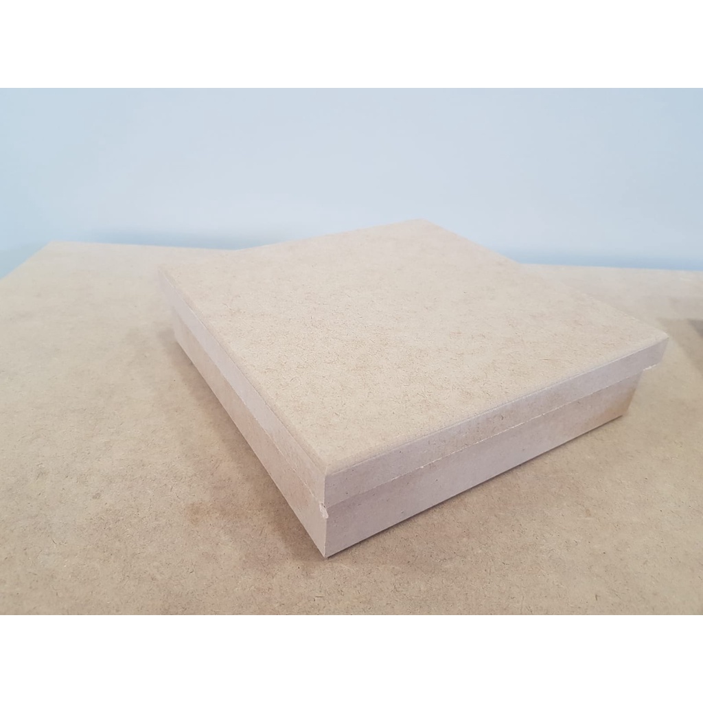 Caixa Mdf Com Tampa Cru 20x20 Kit 5 | Shopee Brasil