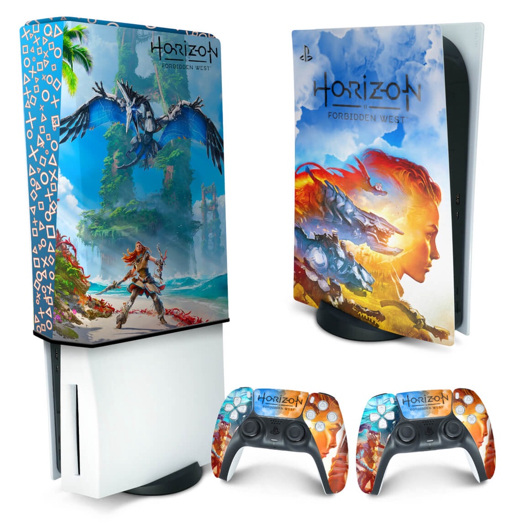 Capa Anti Poeira e Skin PS5 - Horizon Forbidden West | Shopee Brasil